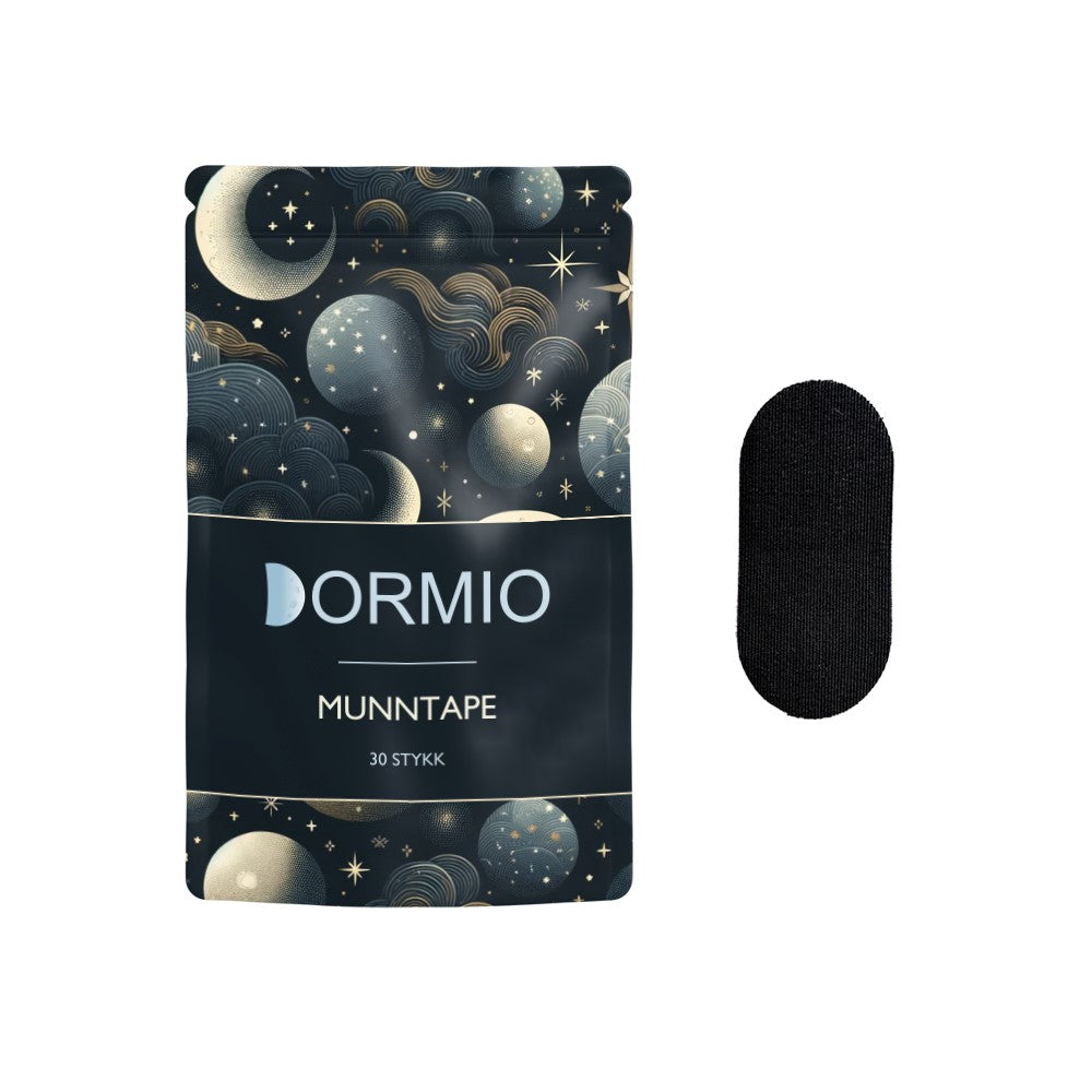 dormio.no | Norges beste munnteip | Bedre søvn | Hindrer snorking